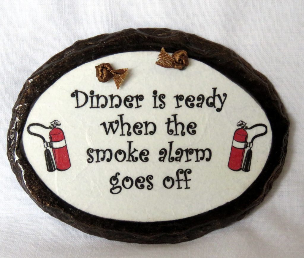 Dinner ready – smoke alarm – JIB Crafts